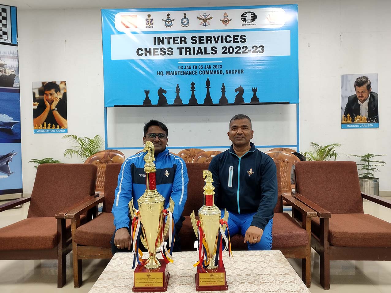 Closing Ceremony of Inter Services Chess Trials 2022-23 at HQ MC ...