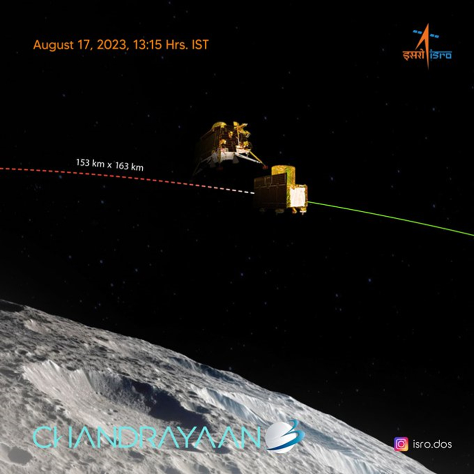 Vikram Lander successfully separated from propulsion module, says ISRO ... Vikram Lander successfully separated from propulsion module, says ISRO ...