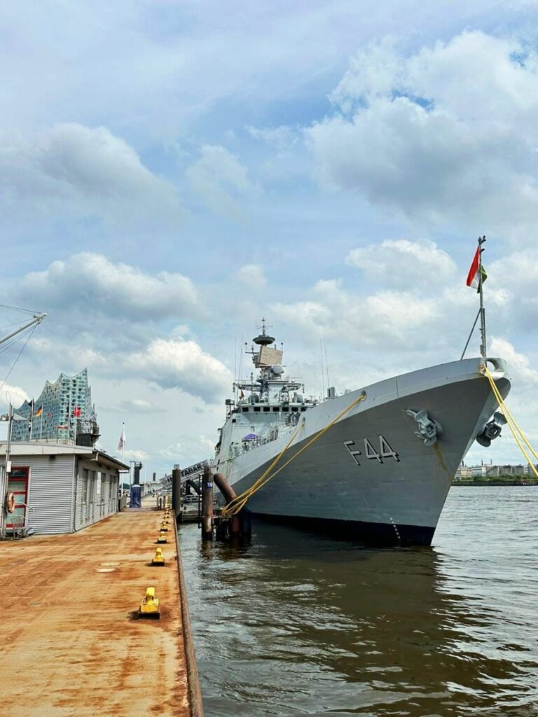 Indian Naval Ship Tabar arrives in Hamburg, Germany - India Strategic