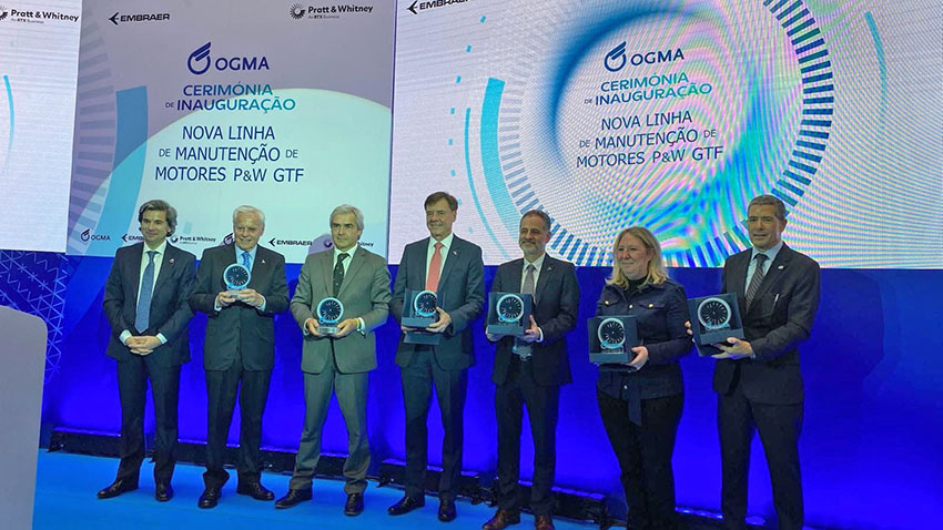 RTX's Pratt & Whitney, Embraer and OGMA announce first GTF engine ...