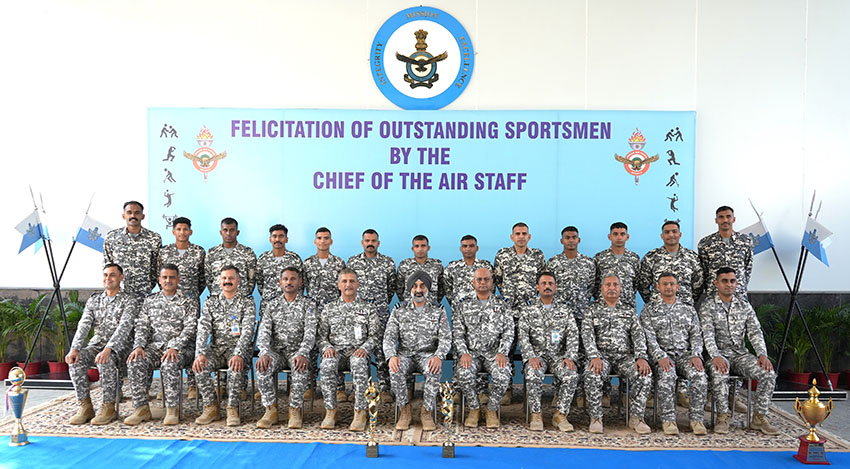 Chief of the Air Staff Felicitates Outstanding Sportsmen - India Strategic