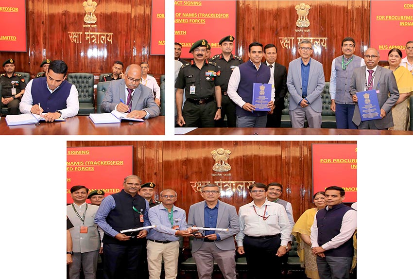 Aatmanirbhar Bharat: MoD inks Rs. 2,500 crore contracts for NAMIS ...