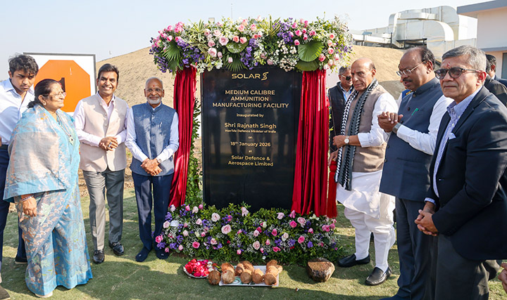 Defence Minister inaugurates Medium Caliber Ammunition Manufacturing ...
