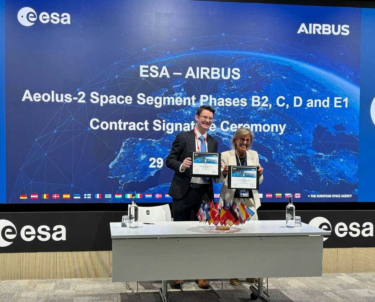 Airbus awarded Aeolus-2 wind sensing satellite contract - India Strategic